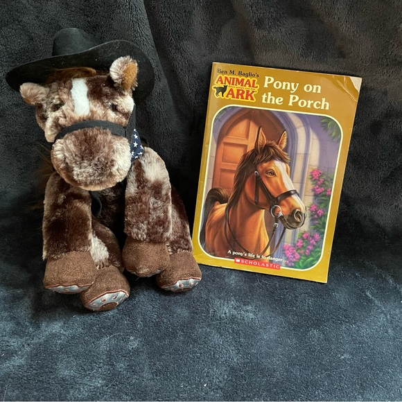 Toys | Animal Ark Pony On The Porch Book Pony Plush | Poshmark
